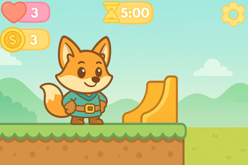 Casual Game UI Pack - Buttons, Icons & Elements by Harry Nordic