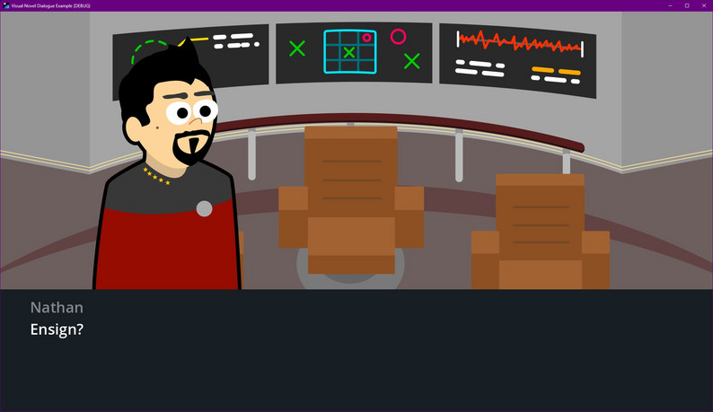 Visual Novel Example Project by Nathan Hoad