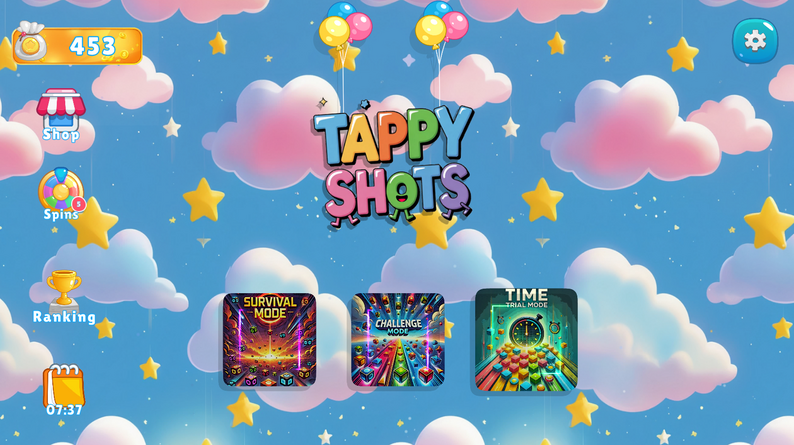 Tappy Shots Online- Fast-Paced Arcade Tap Game by Pixelariatto