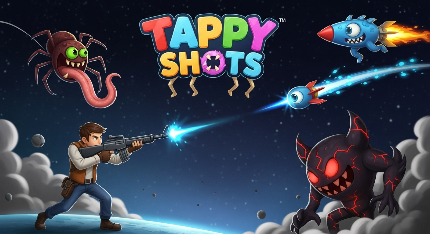 Tappy Shots Online- Fast-Paced Arcade Tap Game by Pixelariatto