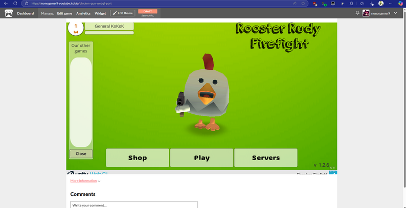 Chicken Gun WebGL Port by nonogamer9