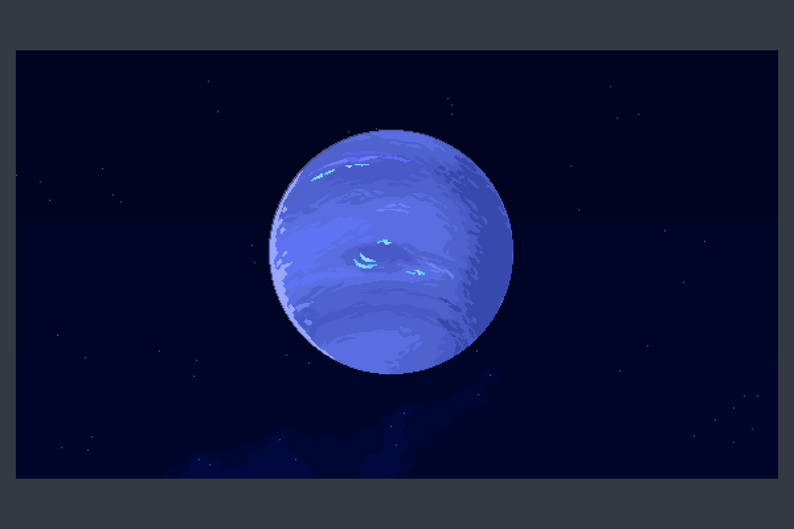 Free Planet in Space Pixel Backgrounds by Free Game Assets (GUI, Sprite ...