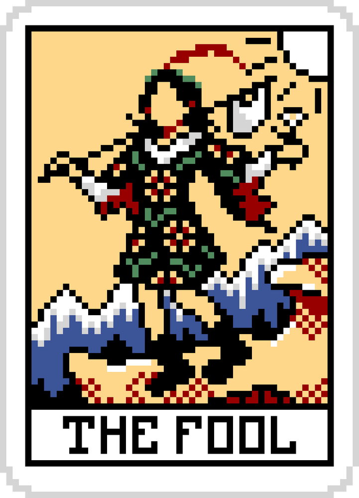 Pixel Tarot Cards - Major Arcana by dallas