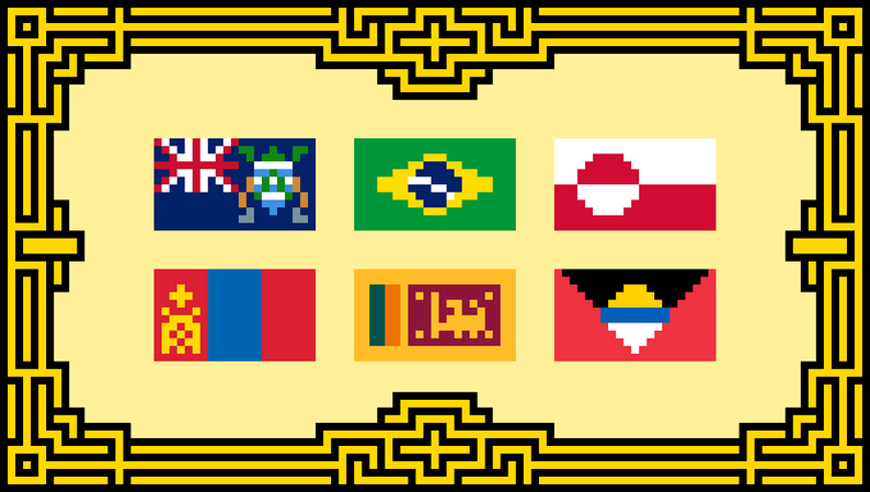 Pixel Art Country/Region Flags by GleamyLeaf