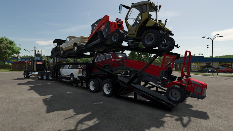 FS25 - XPS8400 Car Carrier by Squigglze