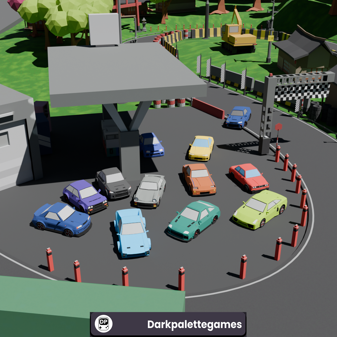 LOWPOLY RACING PACK REWORKED - LOW-POLY RACING ASSET PACK- JAPAN ...