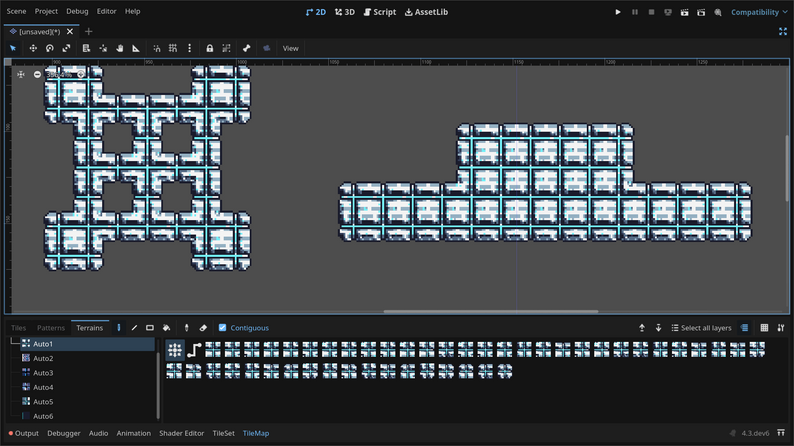 16 x 16 Tilesets pack (Auto tile support) by Abdouabdoudou2010