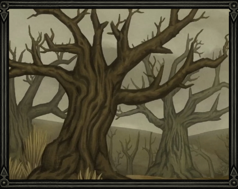 Hand Painted Parallax Background - Gloomwood Forest by Frostwindz