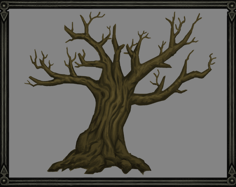 Hand Painted Parallax Background - Gloomwood Forest by Frostwindz