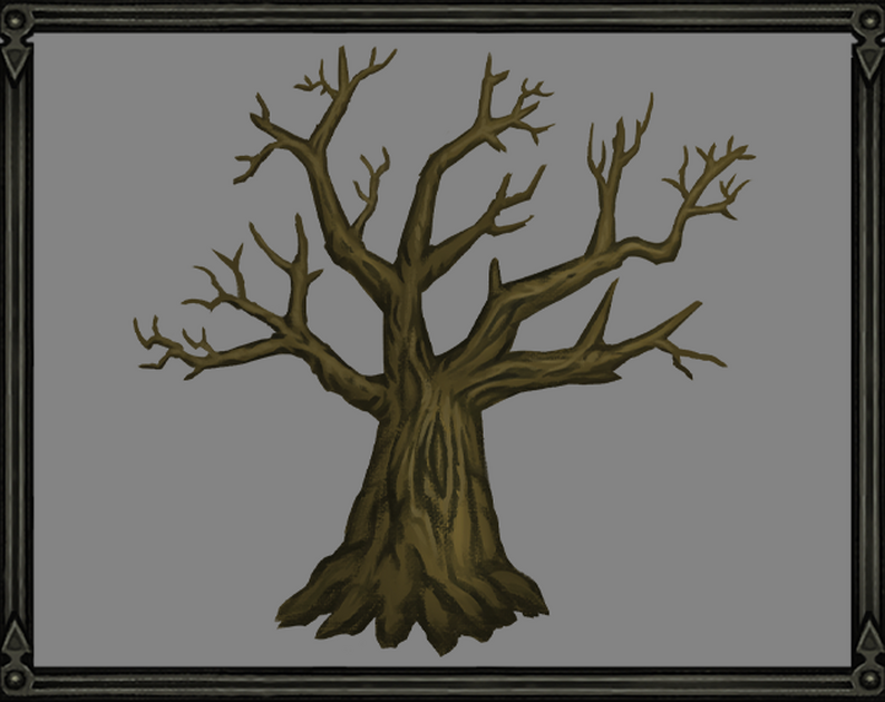 Hand Painted Parallax Background - Gloomwood Forest by Frostwindz