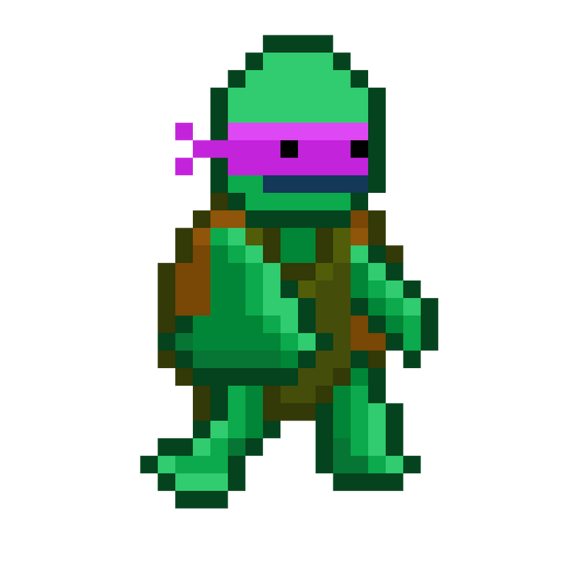 Turtle Warrior Pack Top Down by SharkusMK
