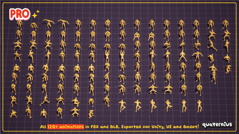 Universal Animation Library by Quaternius