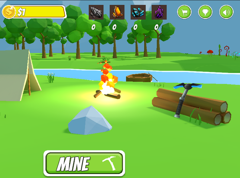 Rock Clicker: Relaxing Mine by Mayama Maicez