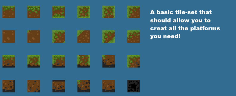 Exterior Grass TileSet (16x16) by Marcello C.