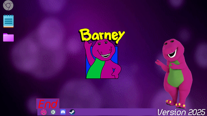 Windows Barney OS 2025 Version by KRKennyManhen