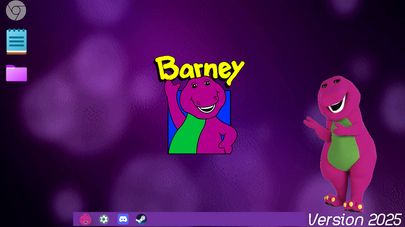 Windows Barney OS 2025 Version by KRKennyManhen