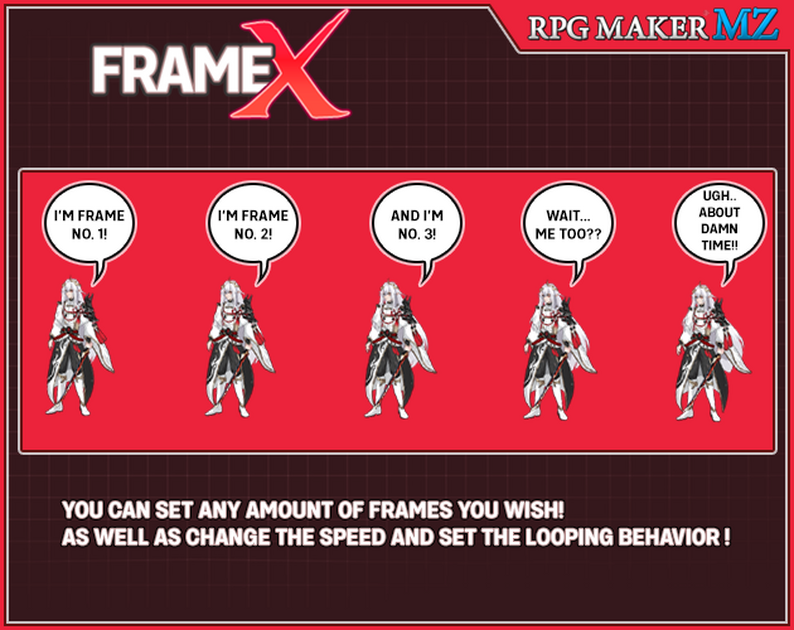 FrameX - Extended Frames Plugin RPG Maker MZ by Yexinnn