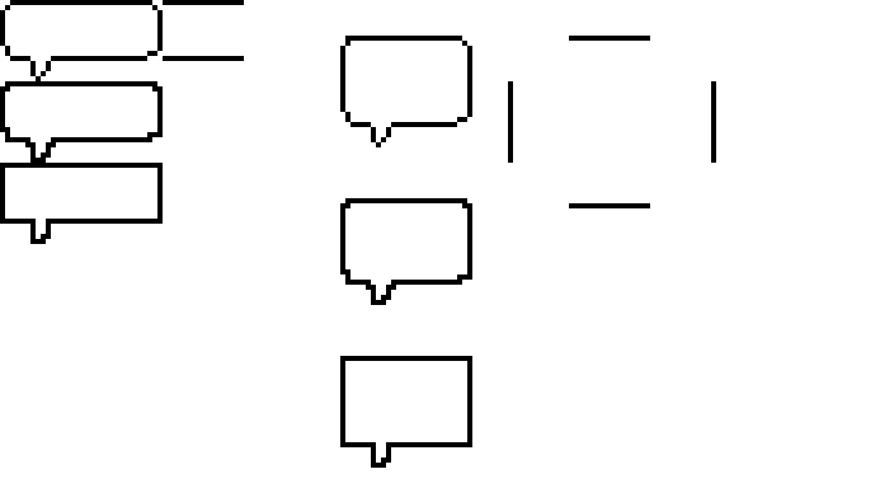 Pixel Speech Bubbles Effects by Aspecs Gaming