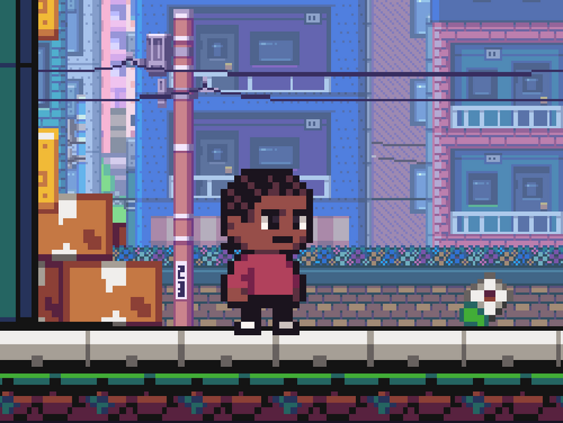 2D Pixel Character - City Style (6 Animations) - 32x32 px Spritesheet ...