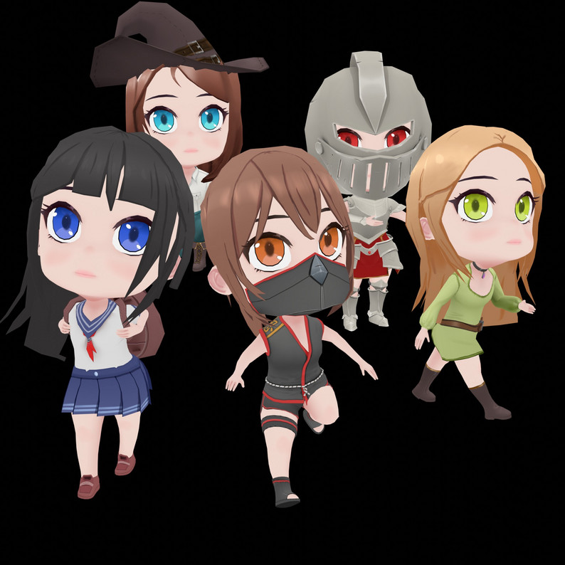 Chibi Characters by styloo
