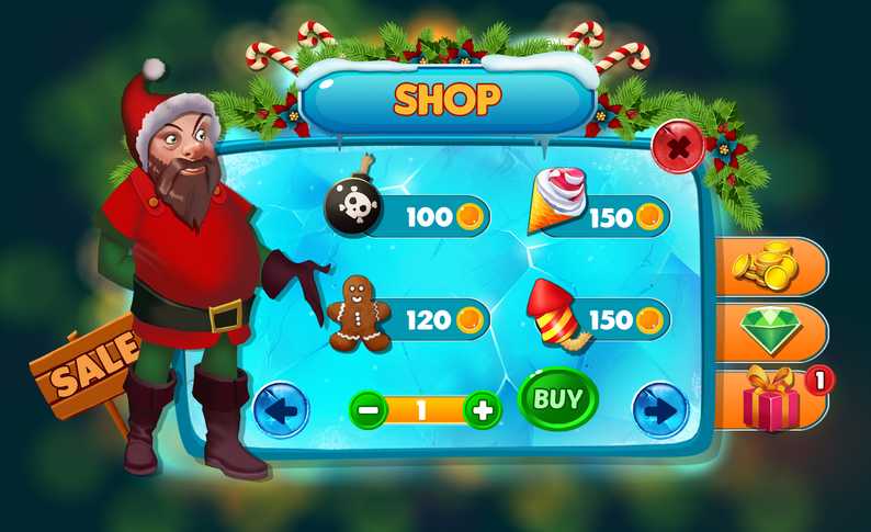 Frozen UI Pack by Moon Tribe