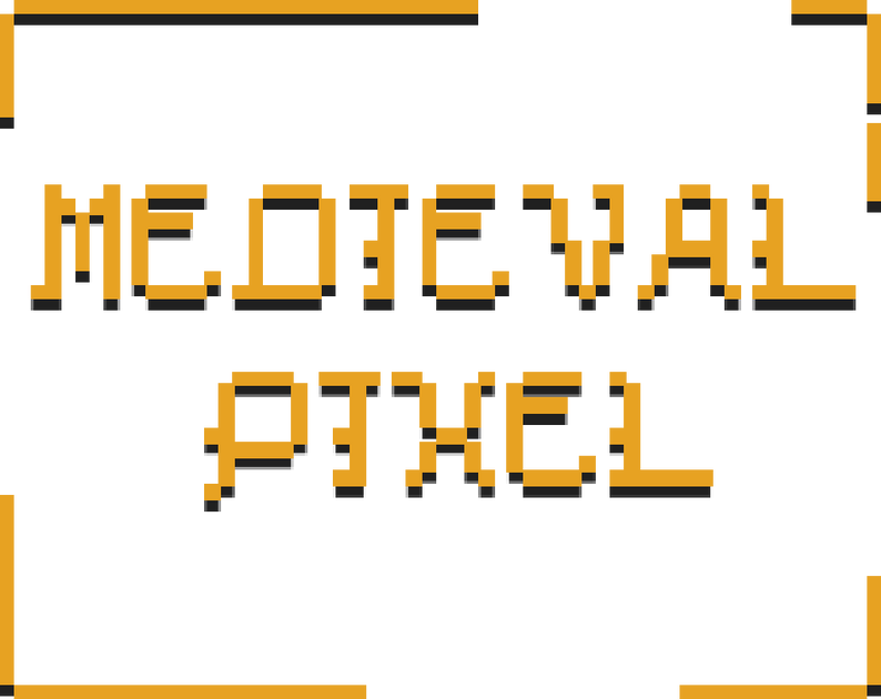 MEDIEVAL PIXEL (Font - 8x6 Px.) by Booom