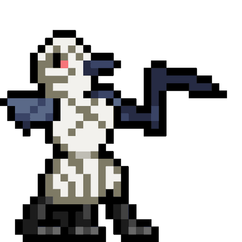2D Pixel Enemy - Death Devourer (3 Animations) - 32x48 px Spritesheet ...