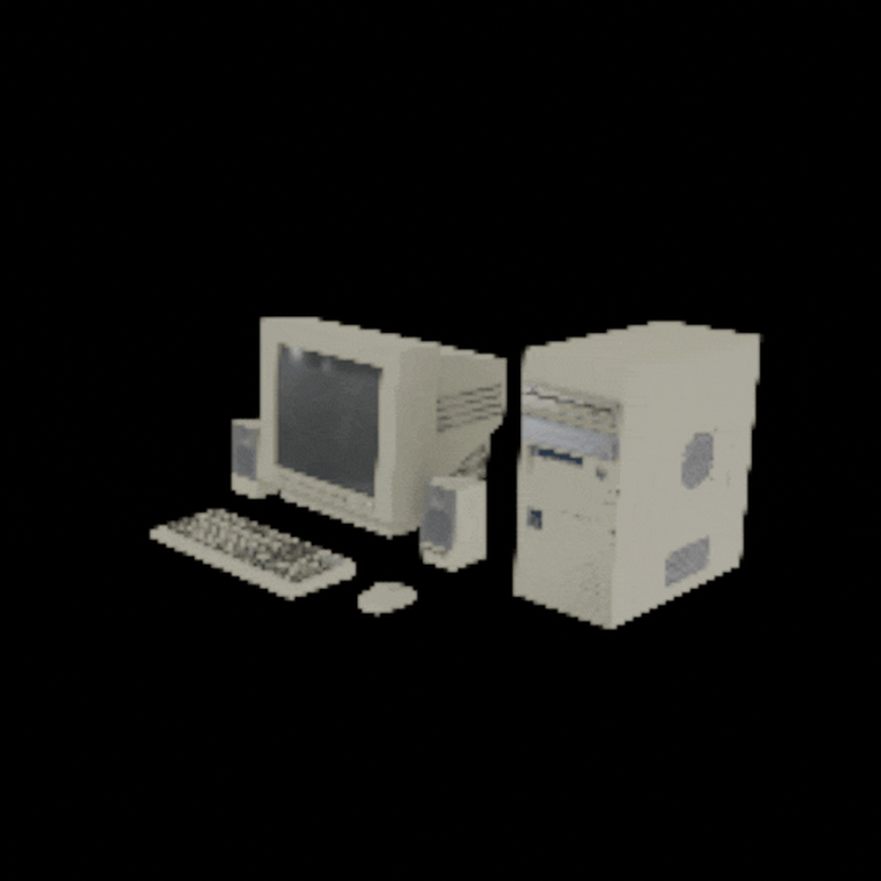 PSX Style Computer by pomarf