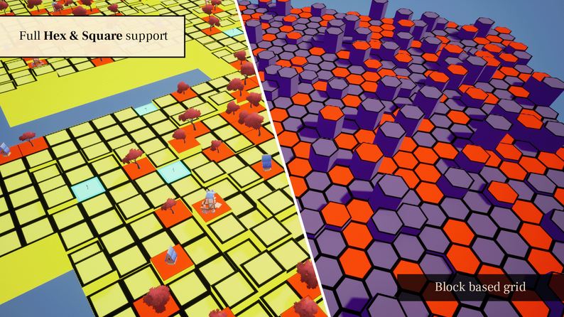 Mega Grid System for Unreal Engine 5 by TwoBitStudios