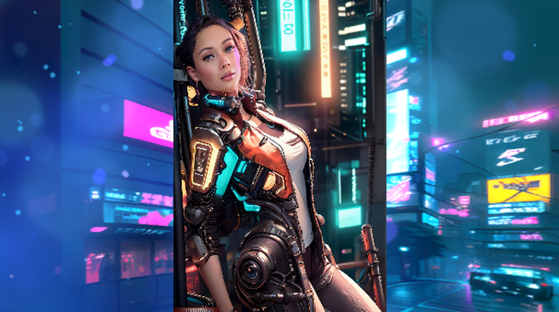 Sexy Cyber Girls Dymamic Screensaver By Backalleytoonz