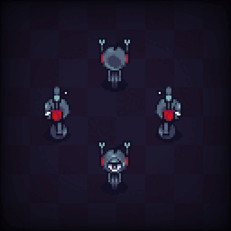 Free - Top Down Player Character Asset Pack - 32 x 32 by Art man oil