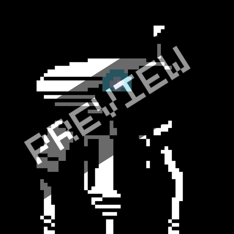 Robot Lowbit Animated Pixel Art Portraits by Digx7