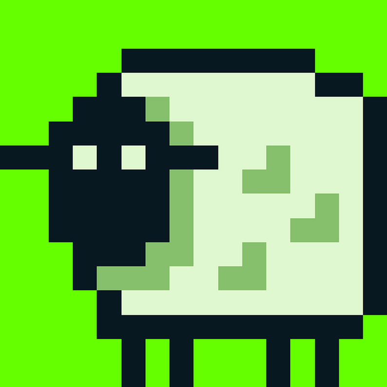 GB Studio Idle Sheep Animation Spritesheet by AA STUDIO