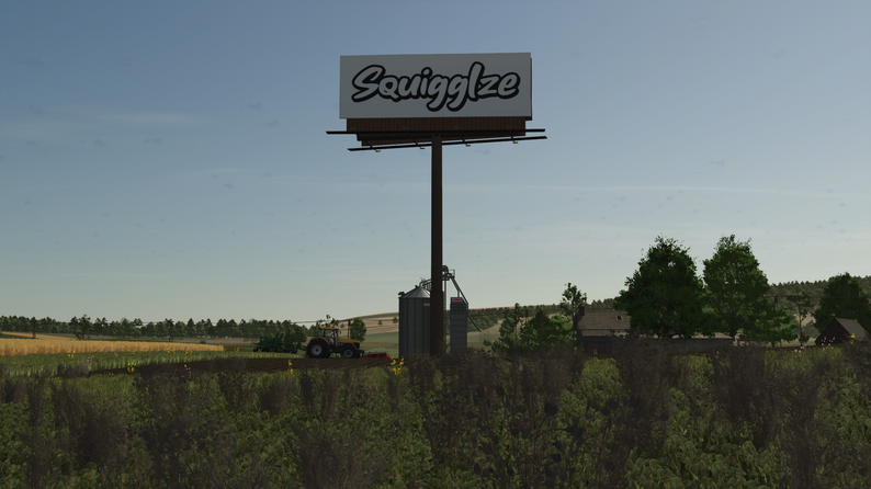 FS25 - Customizable Billboard by Squigglze