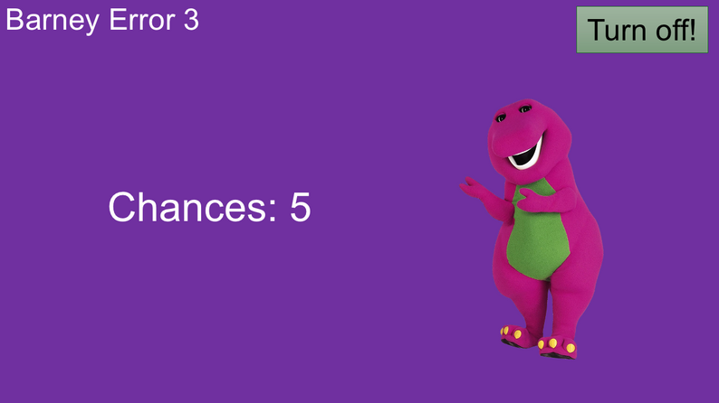 Barney Error Series by BarneyErrorMaker