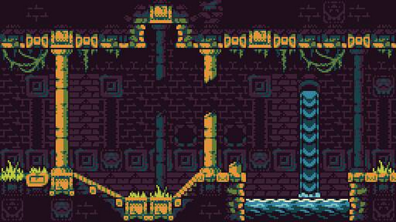 Ancient Temple - 16 Colour Tileset by aamatniekss