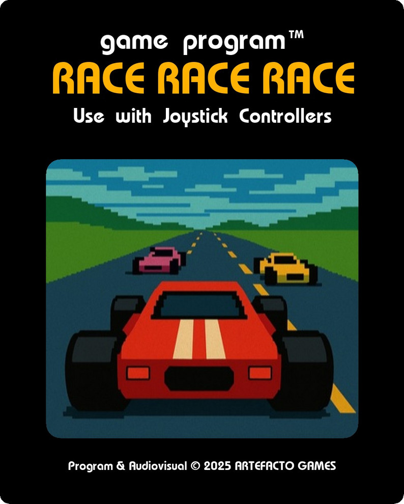 Race Race Race - ATARI 2600 by artefacto games