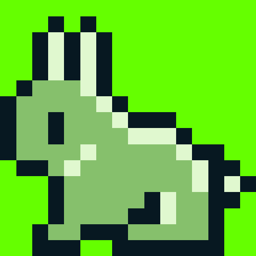 GB Studio Idle Rabbit Animation Spritesheet by AA STUDIO