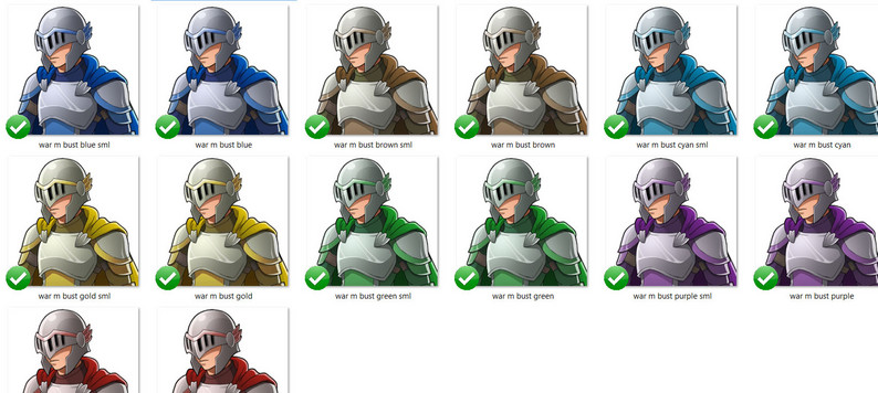 Warrior Sprites by Low