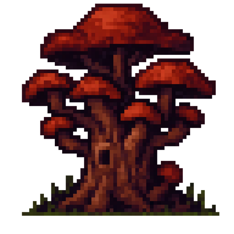 Trees - 100 unique 64x64 Pixeltrees by NinjaGame_Dev