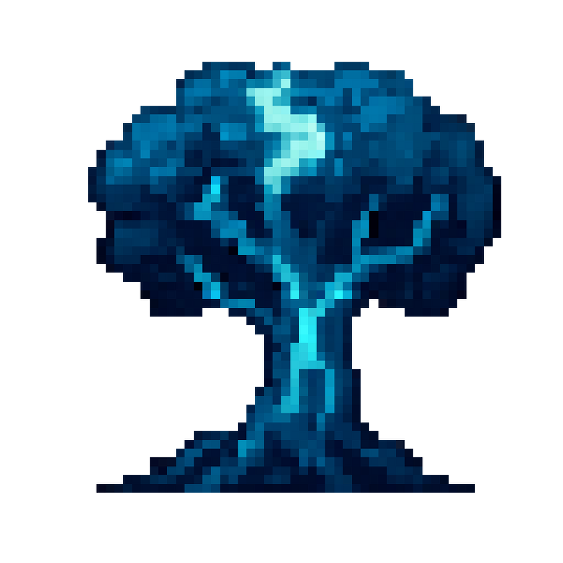 Trees - 100 unique 64x64 Pixeltrees by NinjaGame_Dev