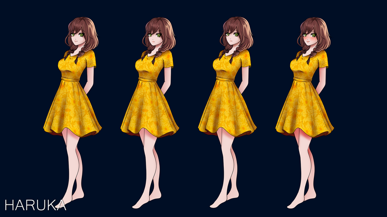 Emotive Anime Character Pack – Visual Novel Portraits by Animpic Studio