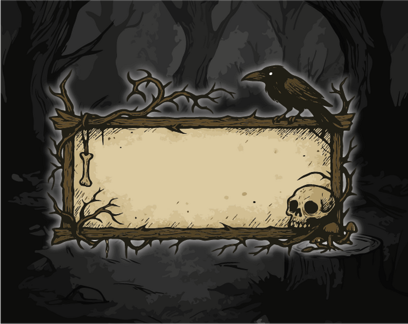 Dark Survival HUD Elements – Free Asset Pack by Gamanbit