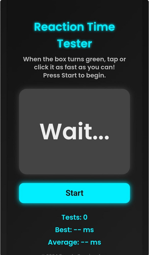 reaction time Challenge by akhu