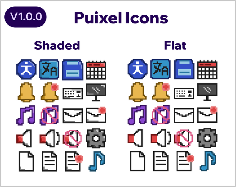 Puixel Icons - 16x16 - UI Icons by Schemepixel