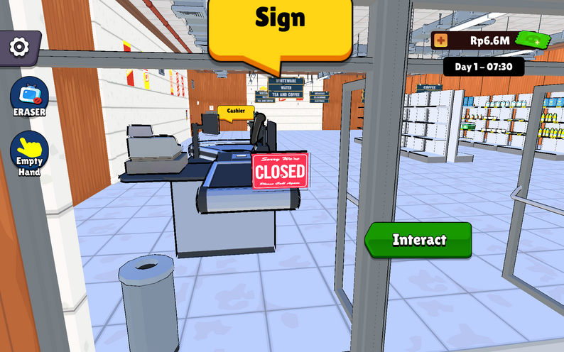 Supermarket Simulator — Build, Stock & Manage Your Own Store! by ZakeDev