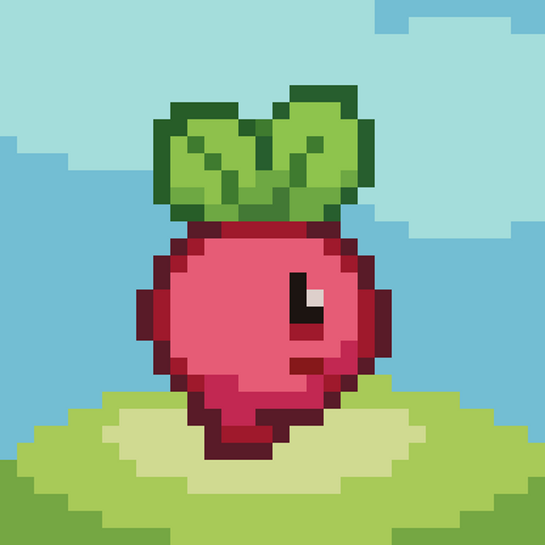 Turnip Monster 32x32 Pixel Art by SushiCreatesPixels