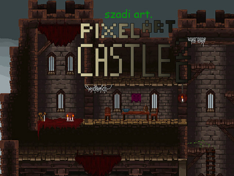 Pixel Castle 2D by Szadi art.