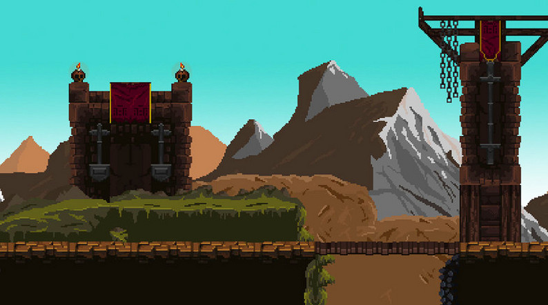 Pixel Castle 2D by Szadi art.