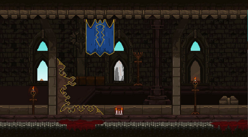 Pixel Castle 2D by Szadi art.